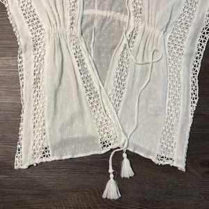 Surf Gypsy | Swim | Surf Gypsy Boutique White Beach Cover Up | Poshmark